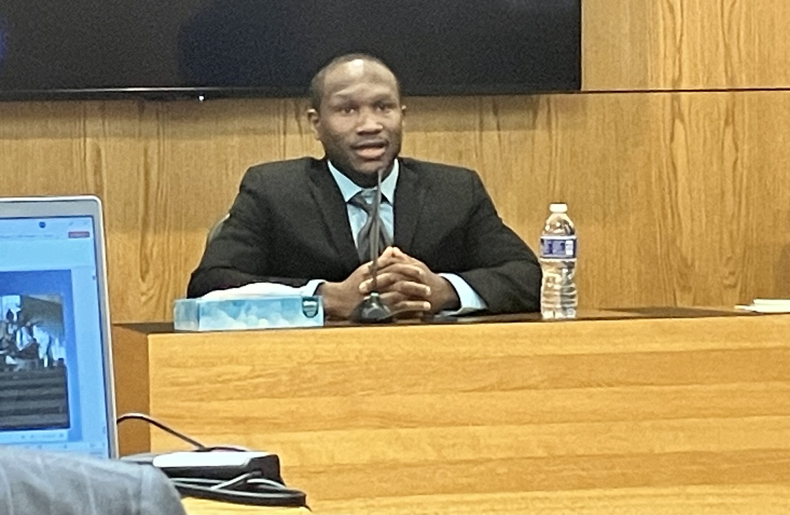 Defendant claims he fatally shot man 3 times because he was ‘terrified ...